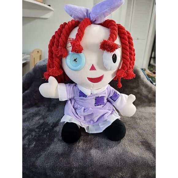 Toys | The Amazing Digital Circus Plush Cartoon Ragatha Stuffed Doll Button Eye | Poshmark
